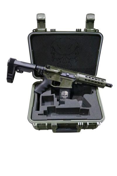 AR15 7.5" 300 BLK Takedown Billet Pistol OD Green | TacticalSkeleton.com