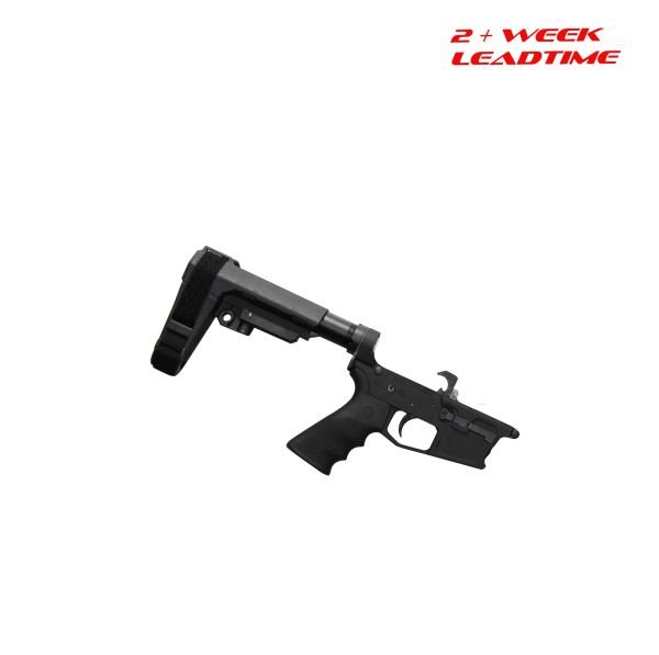 TACTICAL SKELETON AR45 DEDICATED GLOCK MAG BILLET PISTOL LOWER SBA3 ...