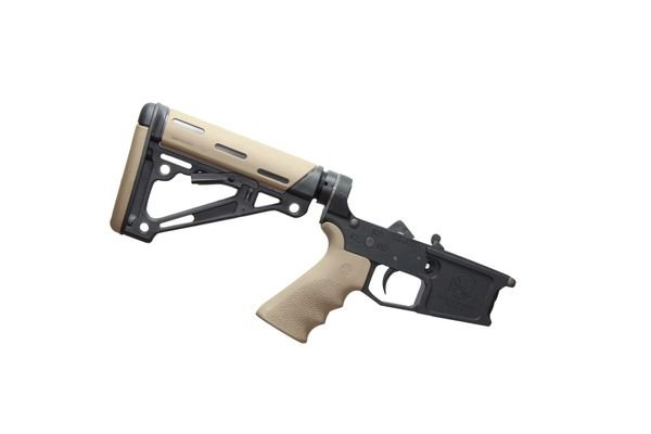 AR-15 Billet Complete Lower Receiver FDE | Precision Built ...