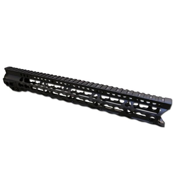 Extreme ULTRA Super Slim Keymod Rail One Piece handguard 223/556/300BLK ...