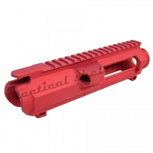 AR .308 CAL STRIPPED BILLET UPPER RECEIVER (RED) | TacticalSkeleton.com