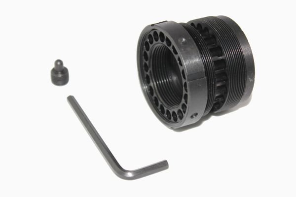 Steel Barrel Nut with Steel Jam Nut Ring for Free Float Quad rail .223/ ...