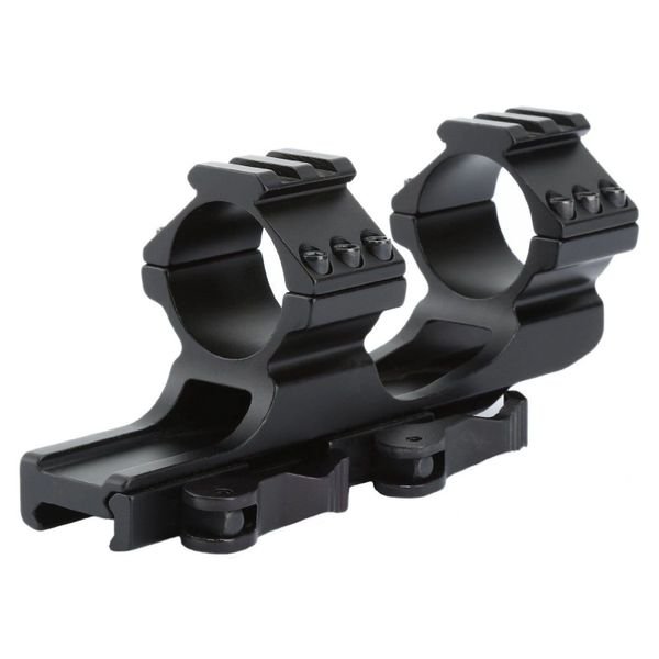 30mm/25.4mm 1" Dual Ring QD Quick Release Scope Rail Mount Picatinny ...