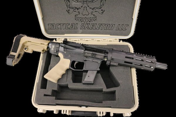 7.5” 9MM Dedicated Glock Mag FDE Pro Takedown AR9 Pistol ...