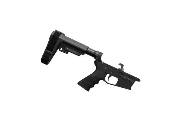 TACTICAL SKELETON AR45 DEDICATED GLOCK MAG BILLET PISTOL LOWER SBA3 ...