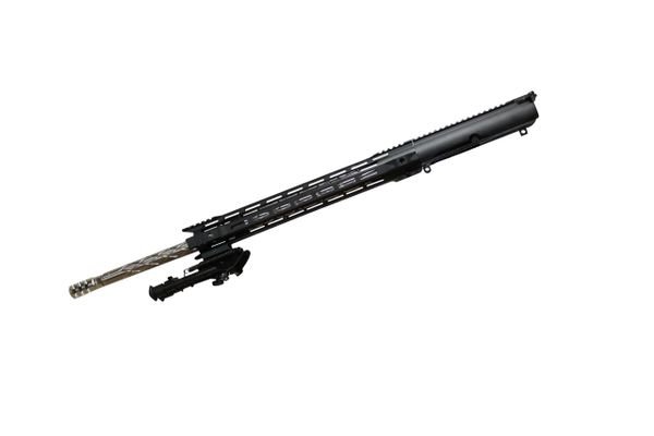 AR10 24" 338 FEDERAL DPMS GEN 1 STAINLESS STEEL DIAMOND FLUTED COMPLETE ...