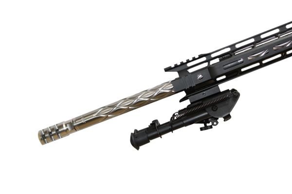 AR10 24" 338 FEDERAL DPMS GEN 1 STAINLESS STEEL DIAMOND FLUTED COMPLETE ...