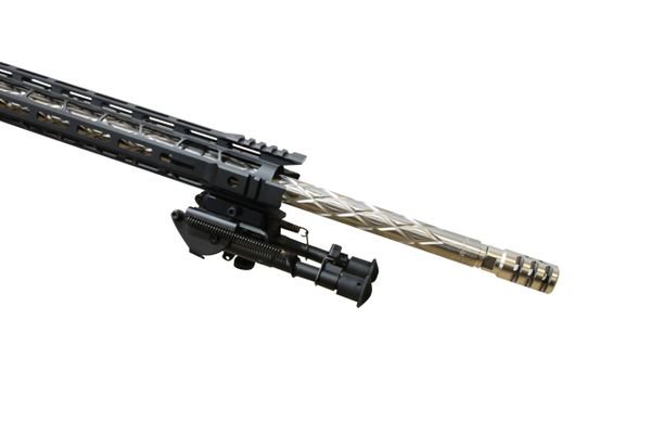 AR10 24" 338 FEDERAL DPMS GEN 1 STAINLESS STEEL DIAMOND FLUTED COMPLETE ...