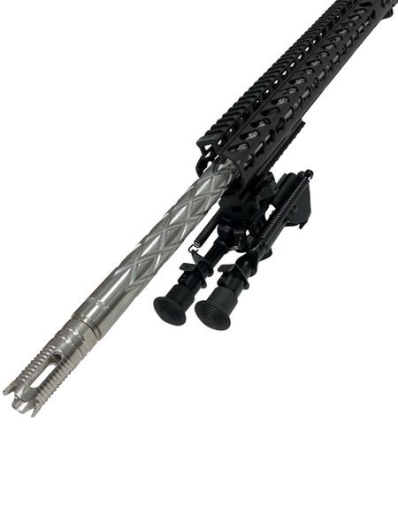 24" 338 FEDERAL DPMS AR10 UPPER DIAMOND FLUTED SS UPPER ...