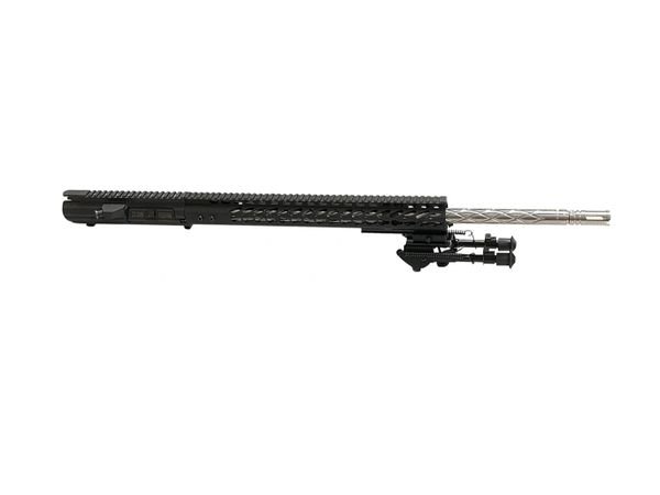 24" 338 FEDERAL DPMS AR10 UPPER DIAMOND FLUTED SS UPPER ...