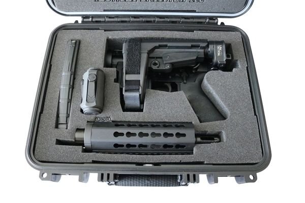 DESIGN YOUR OWN 16" PISTOL Waterproof Hard Case w/ Custom Laser CUT ...