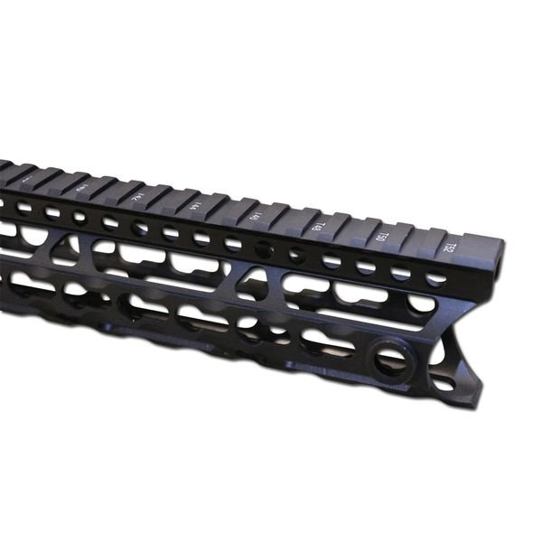 Extreme ULTRA Super Slim Keymod Rail One Piece handguard 223/556/300BLK ...