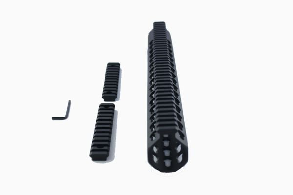 15" ULTRA Super Slim Keymod Rail One Piece handguard 223/556/300BLK ...