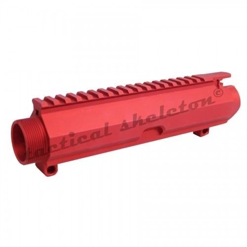 AR .308 CAL STRIPPED BILLET UPPER RECEIVER (RED) | TacticalSkeleton.com