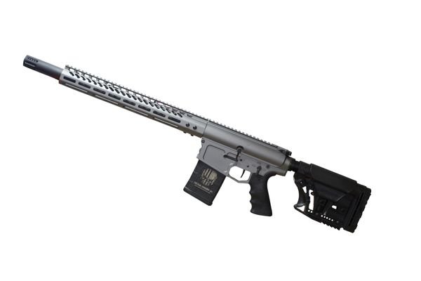 AR10 18" 308 WIN Billet Rifle w/ 15" MLOK Gun Metal Grey | TacticalSkeleton.com