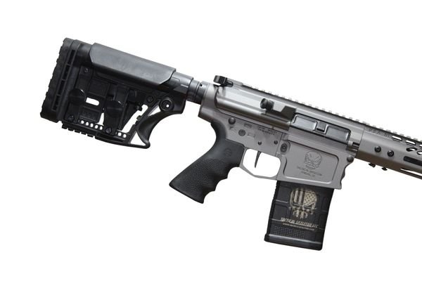 AR10 18" 308 WIN Billet Rifle w/ 15" MLOK Gun Metal Grey | TacticalSkeleton.com