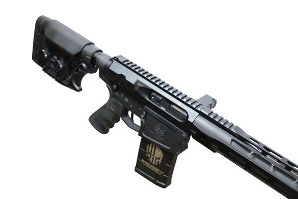AR10 20" 308 WIN BILLET NON-RECIPROCATING SIDE CHARGING RIFLE W/ 16.5” MLOK LUTH-AR MBA-3 ...