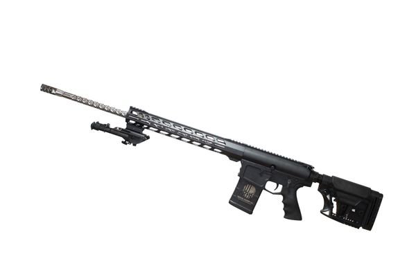 AR10 24" .308 WIN Diamond Fluted Billet Rifle w/ 15" Black ...