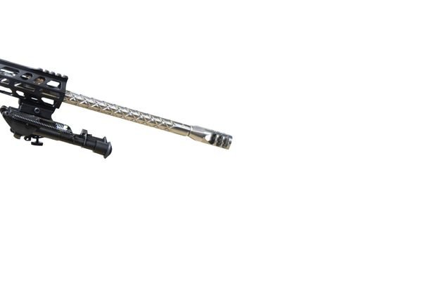 AR10 24" .308 WIN Diamond Fluted Billet Rifle w/ 15" Black ...