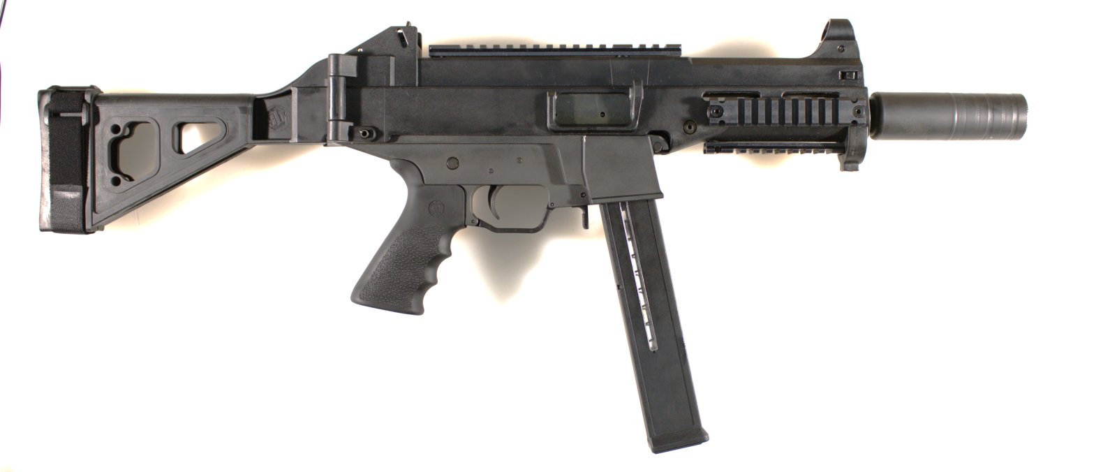 Tactical Skeleton Reaper-X Pistol – 9mm .45 10mm .40 Cal SMG ...