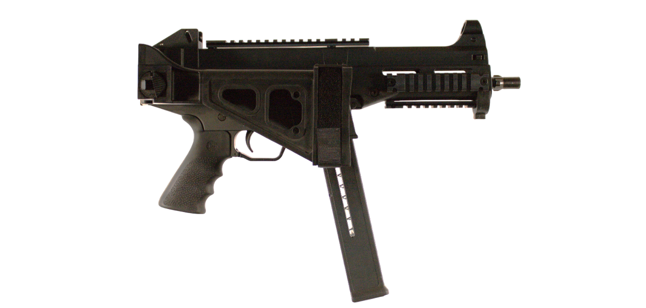 Tactical Skeleton Reaper-X Pistol – 9mm .45 10mm .40 Cal SMG ...